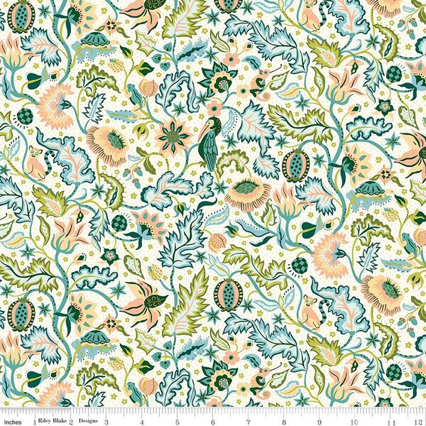 Liberty Tree of Life Canopy Greens Liberty Tree | Riley Blake Designs