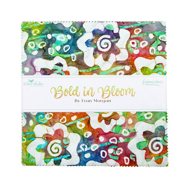 Batiks Bold in Bloom 10" Stacker | Riley Blake Designs
