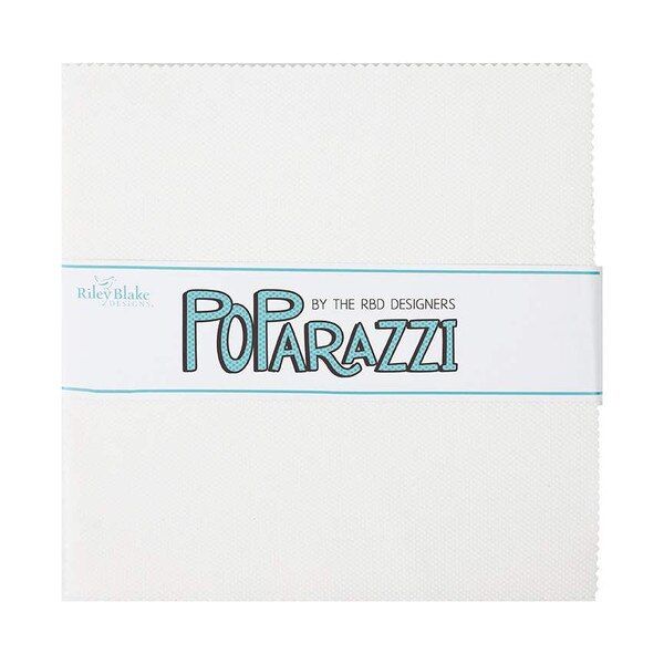 POParazzi 10" White-on-White Stacker | Riley Blake Designs
