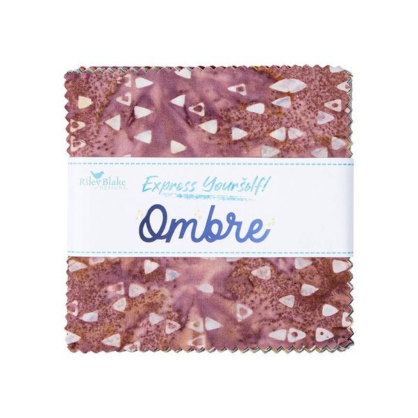 Expressions Batiks Express Yourself! Ombre 5" Stacker A | Riley Blake ...
