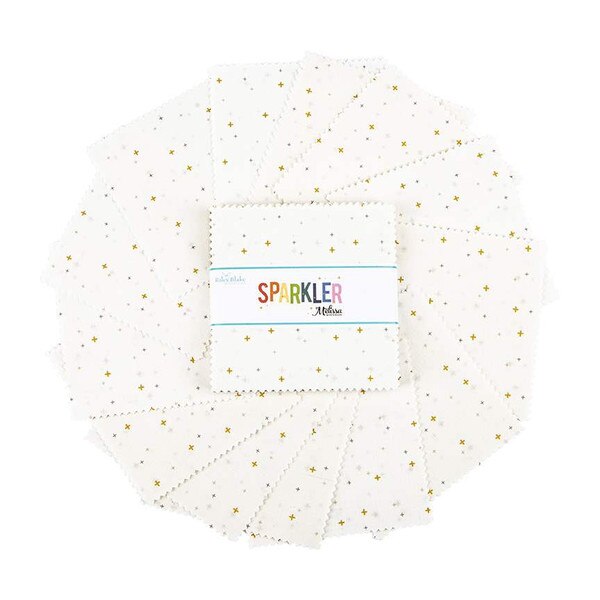 Sparkler 5" White Stacker | Riley Blake Designs