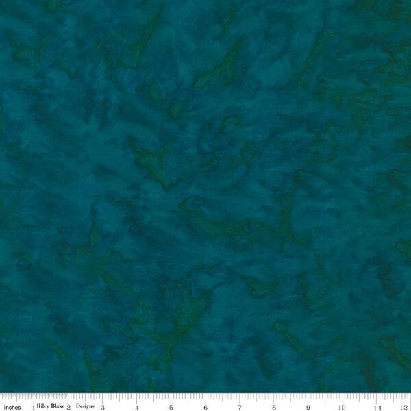 Expressions Batiks Hand-Dyes Teal Waterfall | Riley Blake Designs