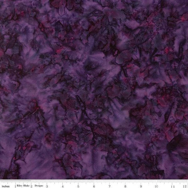 Expressions Batiks Elementals Color Play Mottled Purple Outburst ...