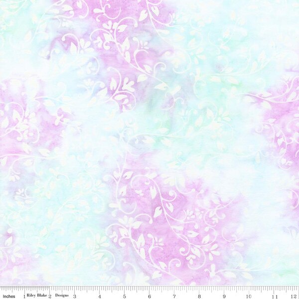 Expressions Batiks Elementals Candy Coated Lilac Mint | Riley Blake Designs