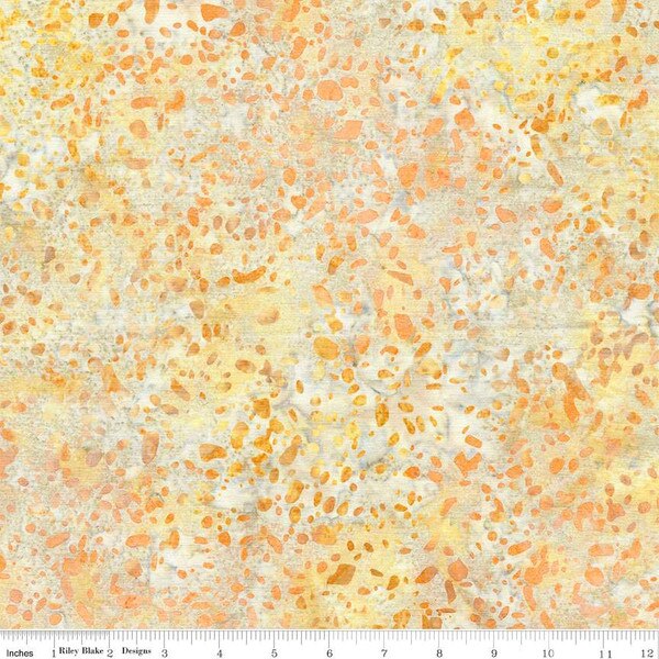 Expressions Batiks Elementals Terrazzo Yellow Cream | Riley Blake Designs