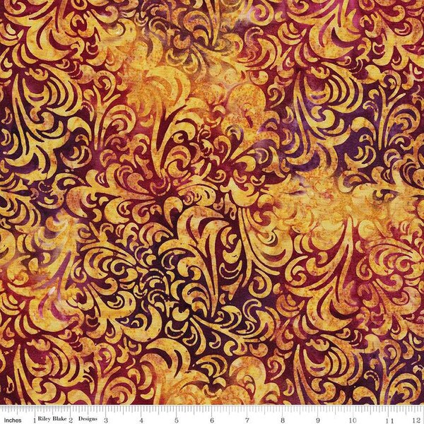 Expressions Batiks Elementals Twirl & Swirl Bright Future | Riley Blake ...