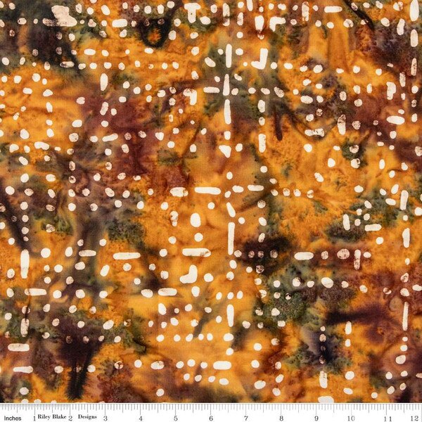 Expressions Batiks Warm Rain Autumn Leaves | Riley Blake Designs