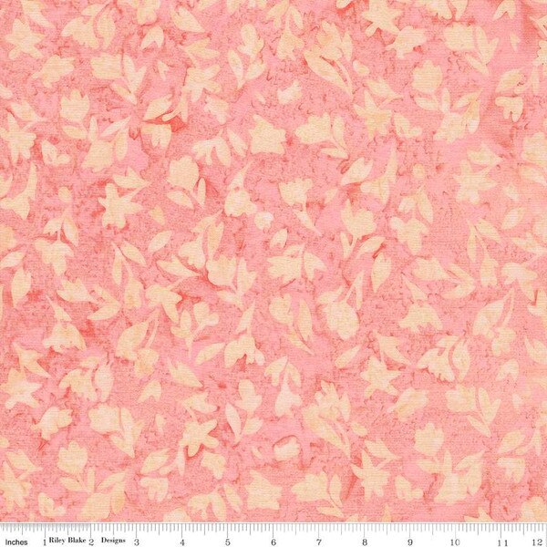 Expressions Batiks A Nod to Mod Soft Coral | Riley Blake Designs