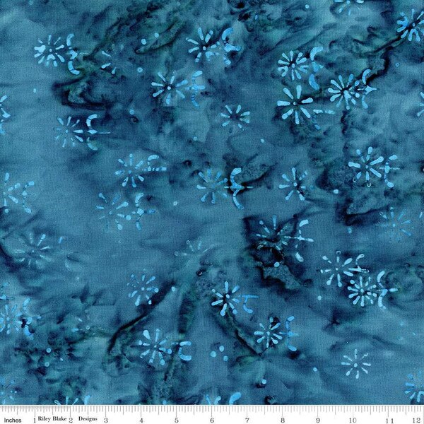 Expressions Batiks Urban Folk Folk Dance Blueprint Matte | Riley Blake ...