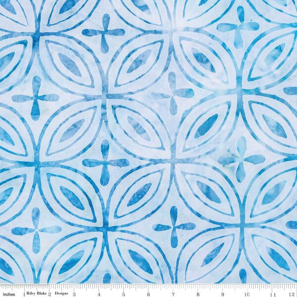 Expressions Batiks Sorbet and Sundaes Blueberry 'n Cream | Riley Blake ...