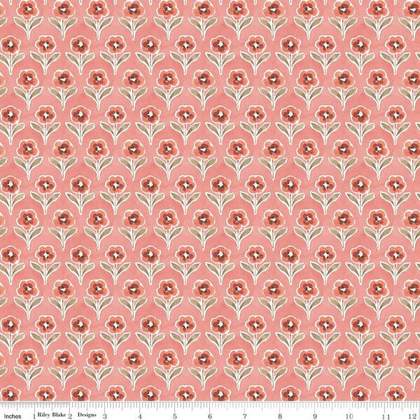Countryside Blossom Coral | Riley Blake Designs