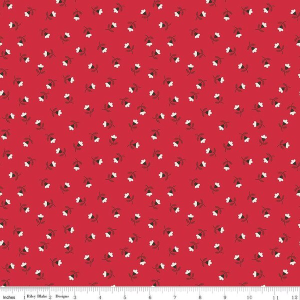Autumn Blossom Riley Red | Riley Blake Designs