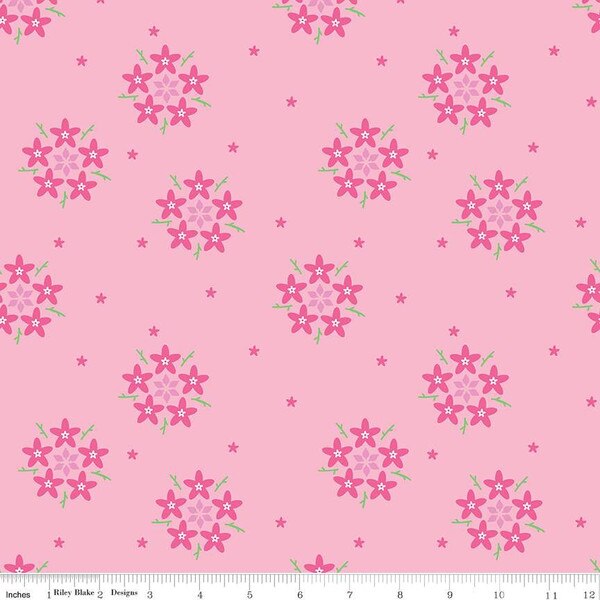 Bloom Star Flower Pink | Riley Blake Designs