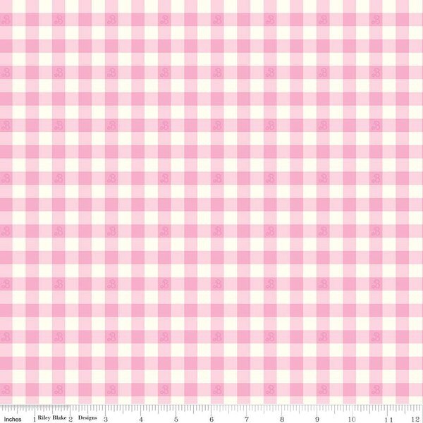 Barbie™ World Barbie Gingham Pink | Riley Blake Designs