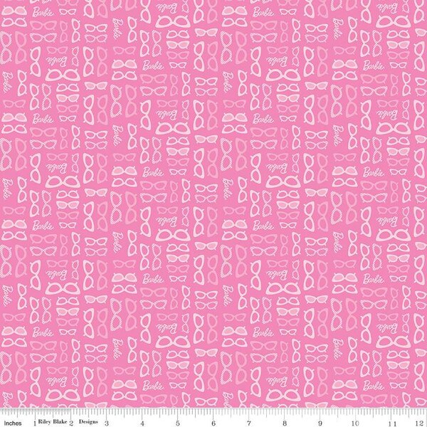 Barbie™ World Barbie Glasses Medium Pink | Riley Blake Designs