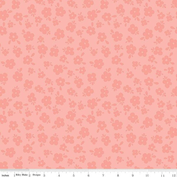 Stay Wild Tone-on-Tone Coral | Riley Blake Designs
