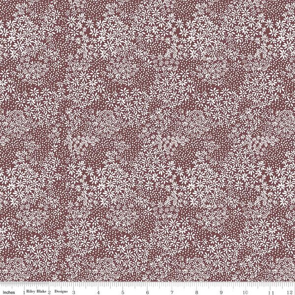 A Walk on the Prairie Silhouette Marsala | Riley Blake Designs