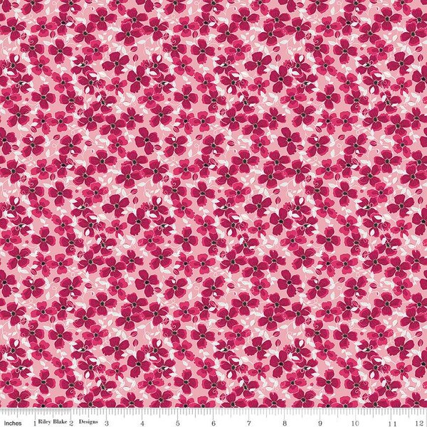 Perennial Clematis Pink | Riley Blake Designs