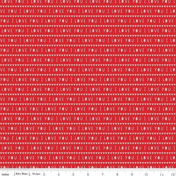 Sweetheart I Love You Red | Riley Blake Designs