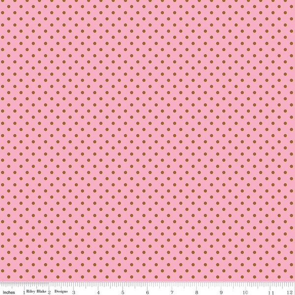 Pretty Kitty™ Polka Dot Pink | Riley Blake Designs