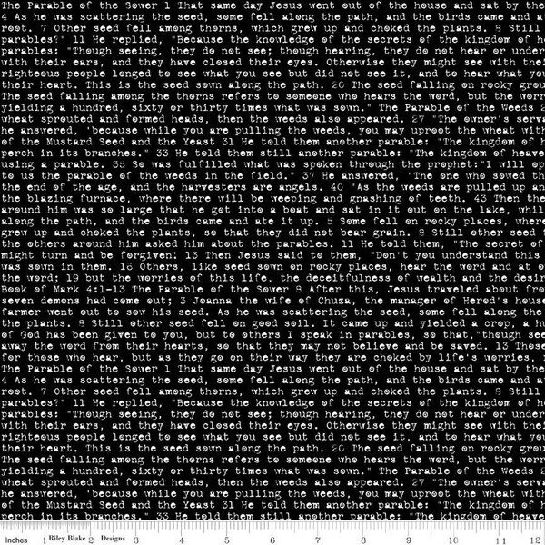 Sewing Seeds III Seed Sower Black | Riley Blake Designs