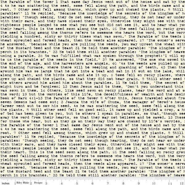 Sewing Seeds III Seed Sower Parchment | Riley Blake Designs