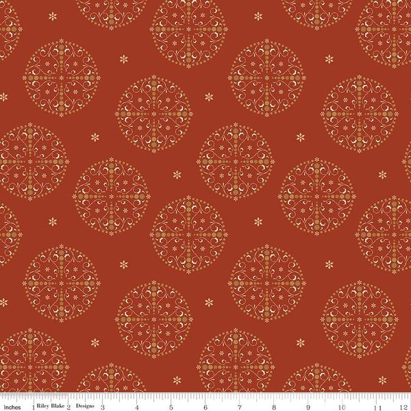 Sewing Your Oats Medallions Red | Riley Blake Designs