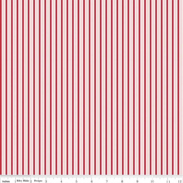 Berry Market Stripes Frosting | Riley Blake Designs