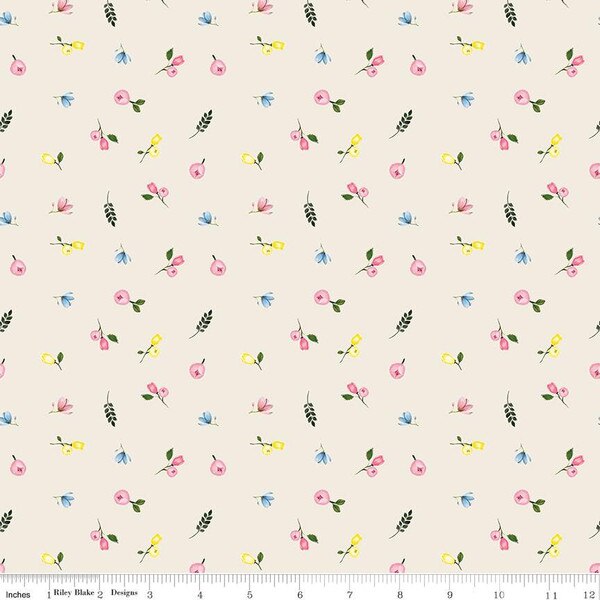 Sweet Spring Ditsy Ivory | Riley Blake Designs