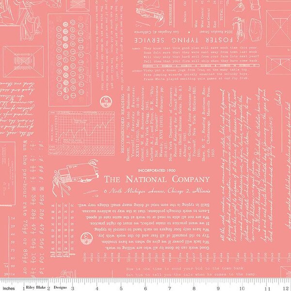 TYPE/ography Coral | Riley Blake Designs