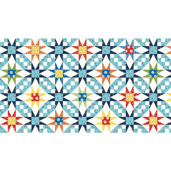 Summer's in Town Cheater Print Multi | Riley Blake Designs