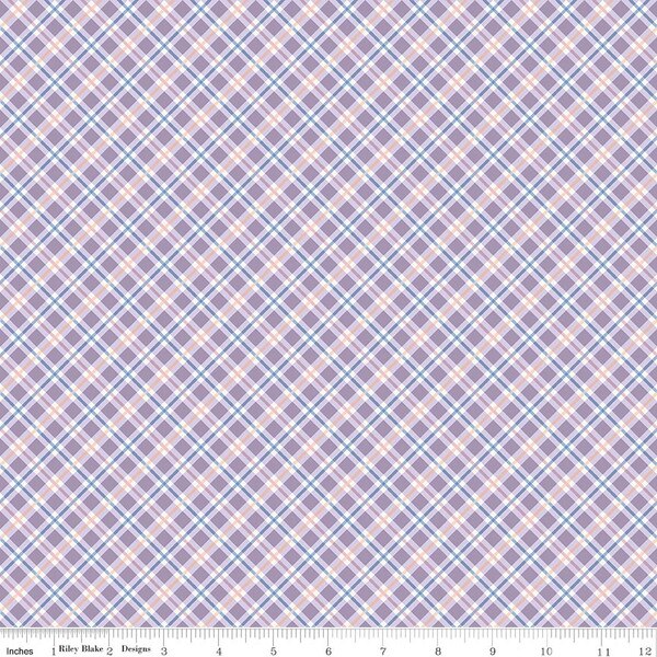 Daybreak on the Prairie Plaid Purple | Riley Blake Designs