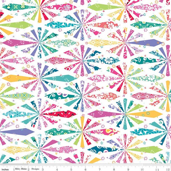 Chasing Rainbows Cheater Print Multi | Riley Blake Designs