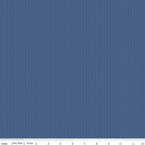 1/8" Tonal Stripe Denim | Riley Blake Designs