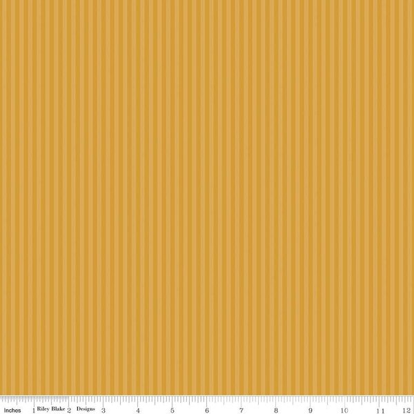 1/8" Tonal Stripe Golden | Riley Blake Designs