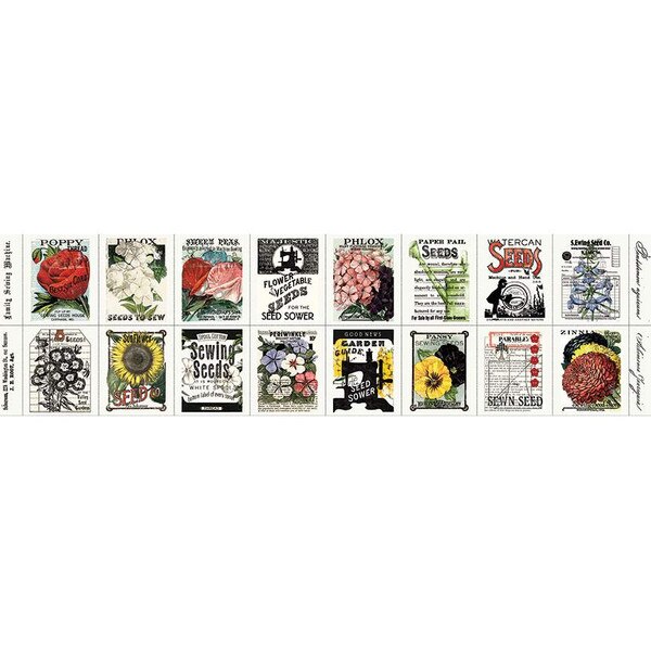 Sewing Seeds III Sewing Seed Packs White | Riley Blake Designs