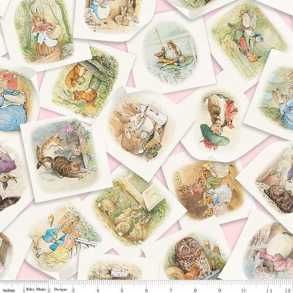 Peter Rabbit™ & Friends Main Pink | Riley Blake Designs
