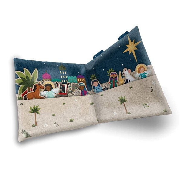 Silent Night Nativity Felt Panel | Riley Blake Designs