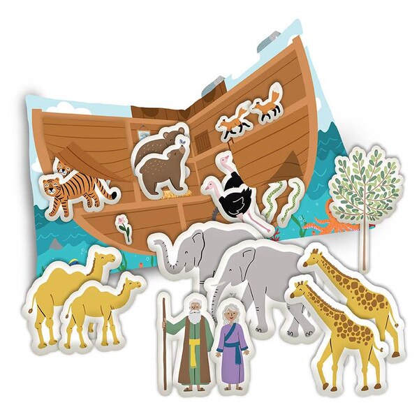 Two by Two Noah's Ark Quiet Book Felt Panel | Riley Blake Designs