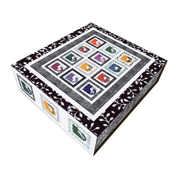 Expressions Batiks Feline Groovy Quilt Kit | Riley Blake Designs