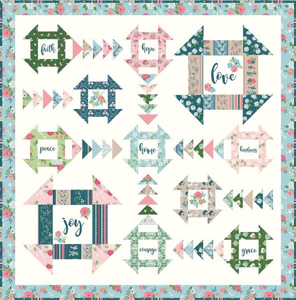 Machine Embroidery With Love Quilt Companion | Riley Blake Designs