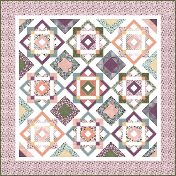 Judi Madsen Designs Juju's Tiles Quilt Pattern | Riley Blake Designs
