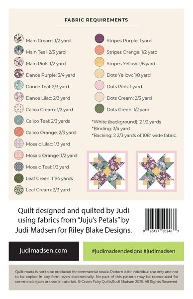 Judi Madsen Designs Mama Juju Quilt Pattern | Riley Blake Designs