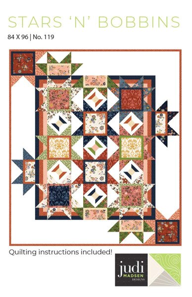 Judi Madsen Designs Stars 'n' Bobbins Quilt Pattern | Riley Blake Designs