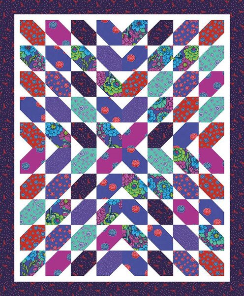 Our Family Patterns Botanic Blast Quilt Pattern | Riley Blake Designs