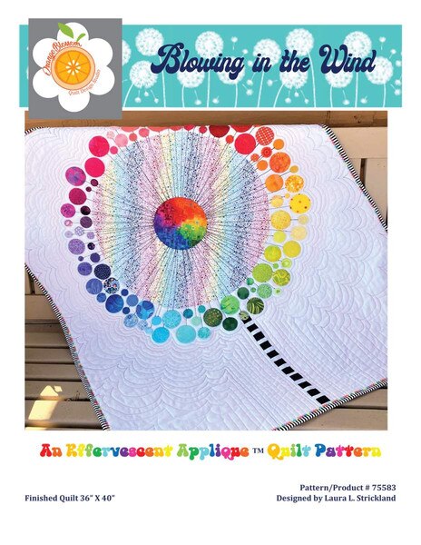 Orange Blossom Quilt Design Studio Blowing in the Wind Quilt Pattern ...
