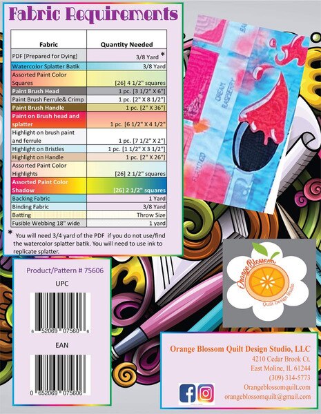 Orange Blossom Quilt Design Studio True Colors Quilt Pattern | Riley ...