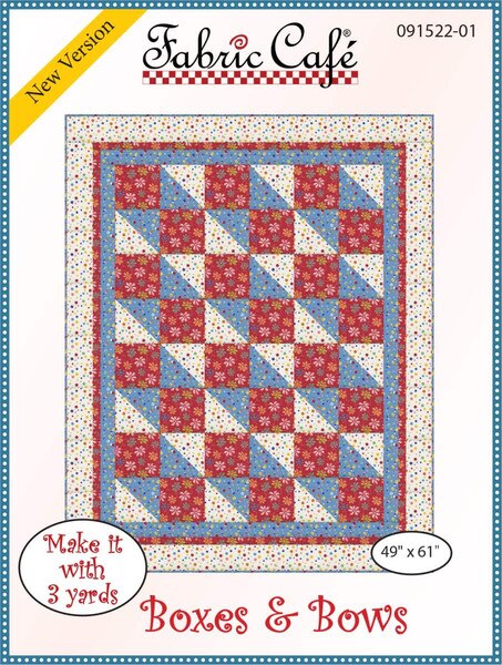 Fabric Café Boxes and Bows Quilt Pattern | Riley Blake Designs