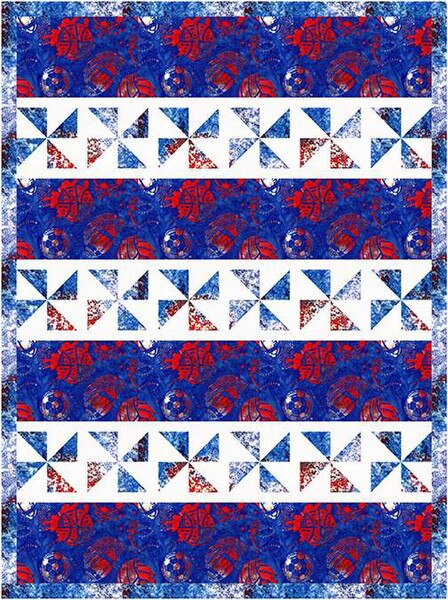 Fabric Café Happy Go Lucky Quilt Pattern | Riley Blake Designs