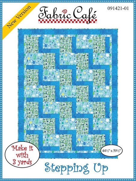 Fabric Café Stepping Up Quilt Pattern | Riley Blake Designs